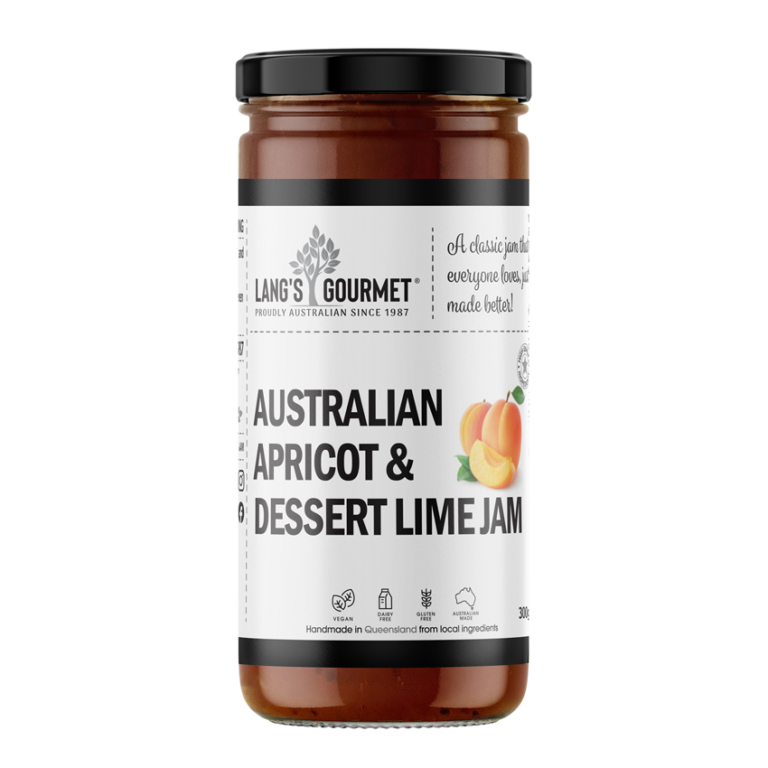 Apricot &Desert Lime Jam - Langs Gourmet