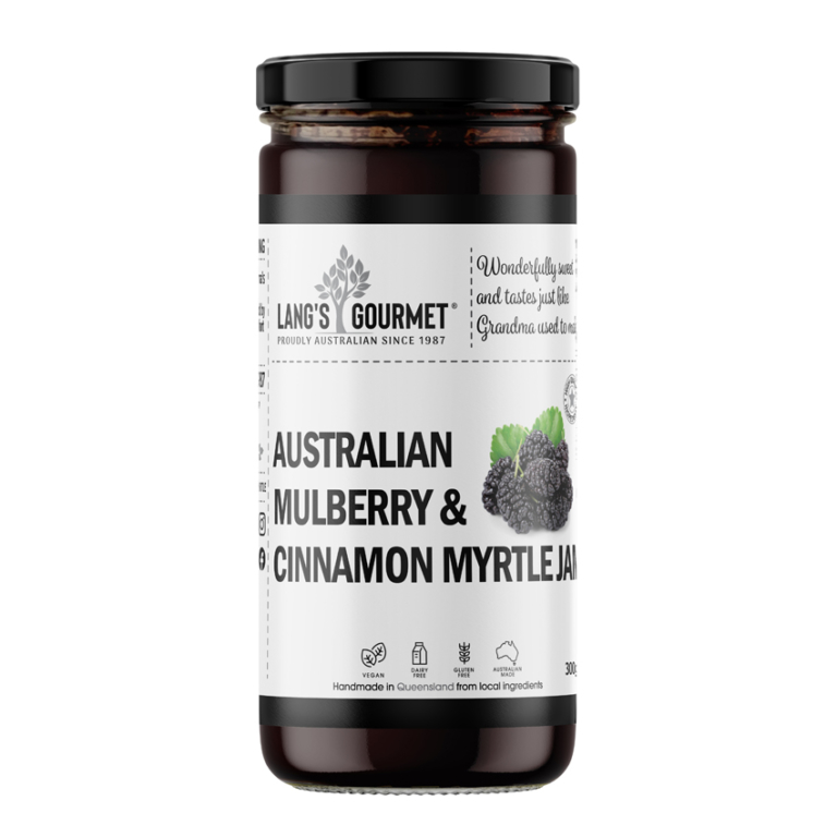 Mulberry & Cinnamon Myrtle Jam - Langs Gourmet